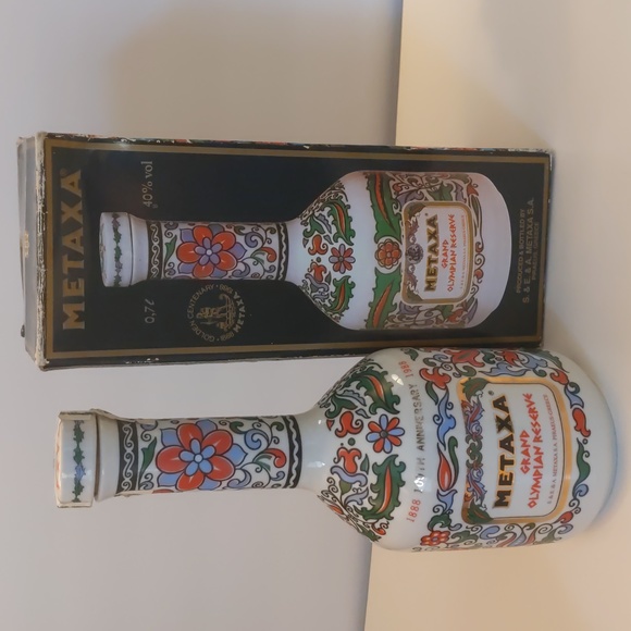 Metaxa | Dining | Metaxa Grand Olympian Reserve Porcelain Bottle 0th ...